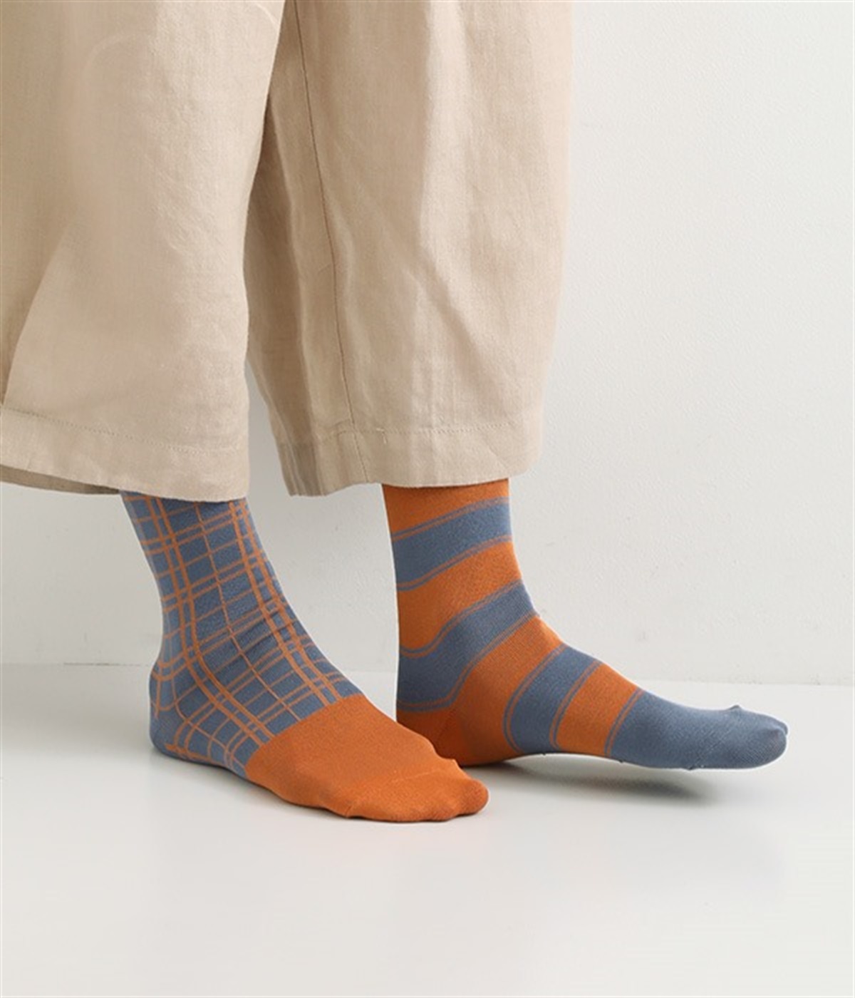 プレイドチェック ソックス（2ND PALETTE）の商品詳細