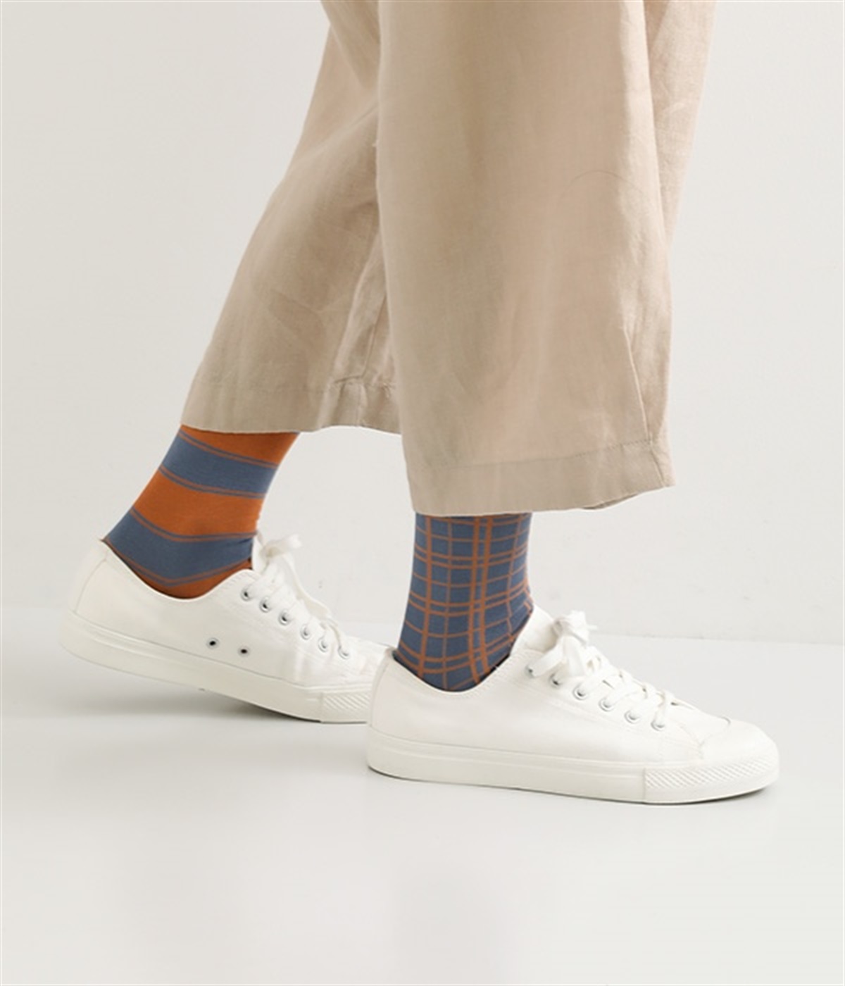 プレイドチェック ソックス（2ND PALETTE）の商品詳細